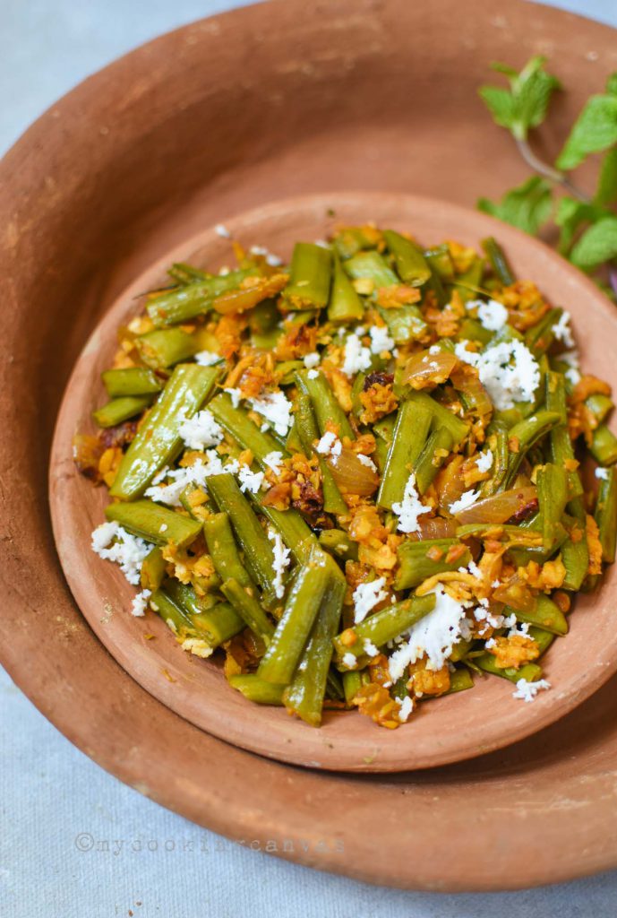 Cluster Bean Stir-Fry Recipe/Gavar Ki Sabji | My Cooking Canvas